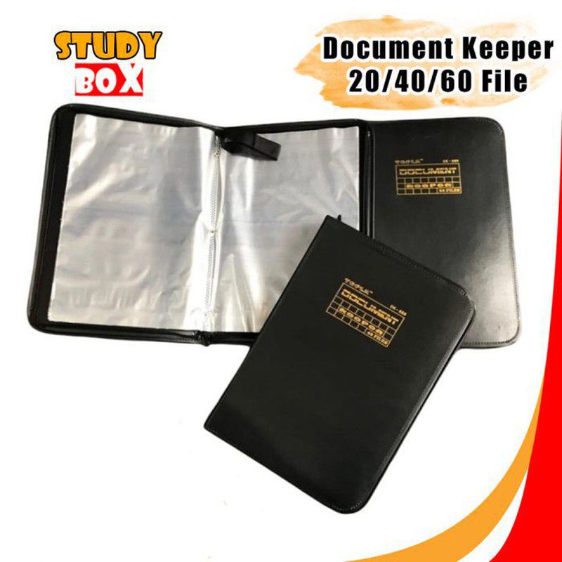 Dokumen Keeper - Topla - Isi 20 / 40 sheet - 40 Sheet - Hitam