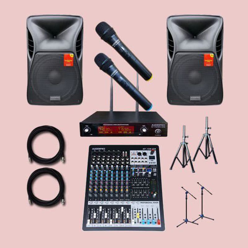 PAKET PRO AUDIO MEETING AUDERPRO X-CLASS X9 MULTI FUNGSI RUANG SEDANG