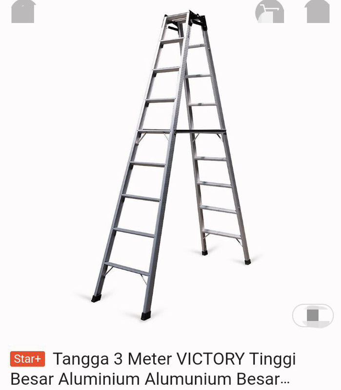 Tangga lipat aluminium 3 meter