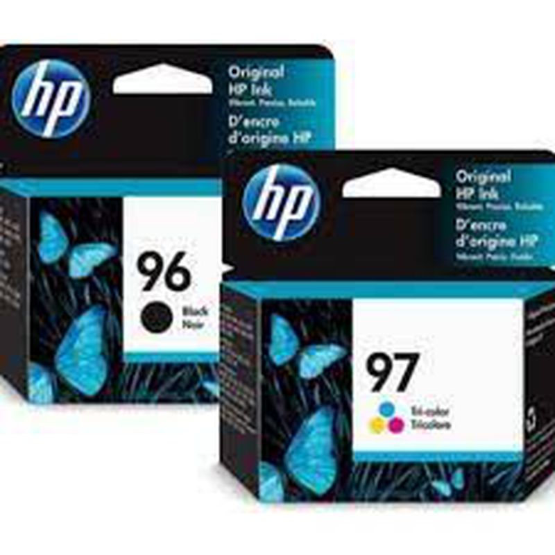 Hewlett-Packard Cartridge Printer InkJet 96 Black dan 97 Tri-Color ...