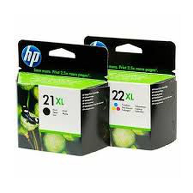 Hewlett-Packard Cartridge Printer InkJet 21XL Black dan Tri-Color ...