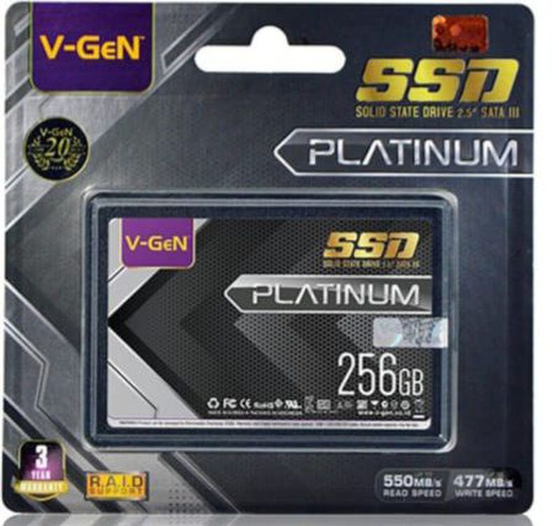 SSD SOLID STATE DRIVE V GEN 256 GB SATA 3 SSD SATA III VGEN