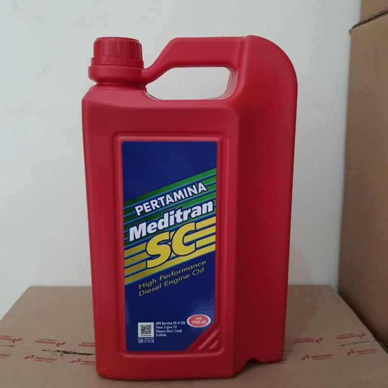 Oli Diesel Pertamina Meditran SC 5 Liter