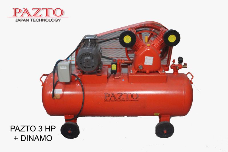 PAZTO Kompresor Angin 2 HP - +DINAMO 3HP 1