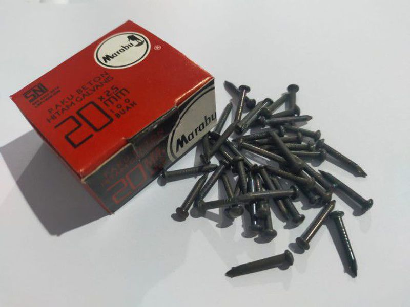 Paku Beton Hitam 20mm