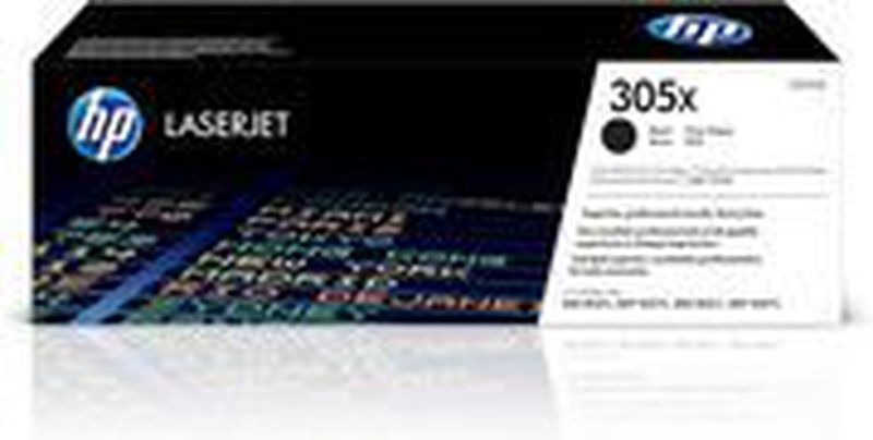 HP 305X High Yield Black Original LaserJet Toner Cartridge, CE410X