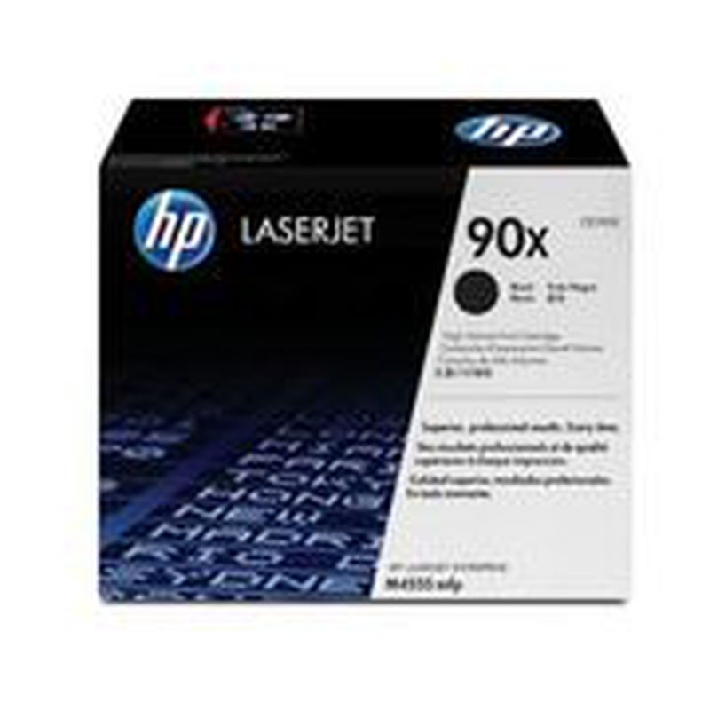 HP 90X High Yield Black Original LaserJet Toner Cartridge, CE390X