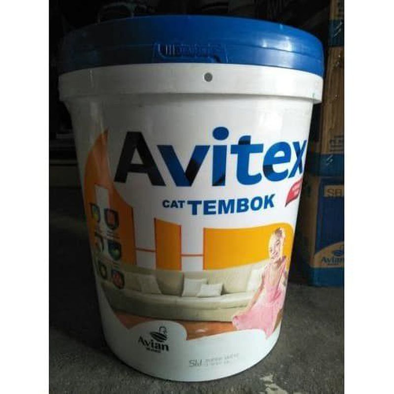 cat tembok avitex 25 kg