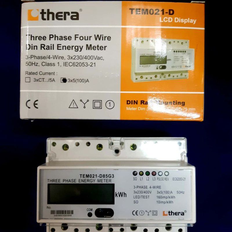 KWH meter 3 phase Thera