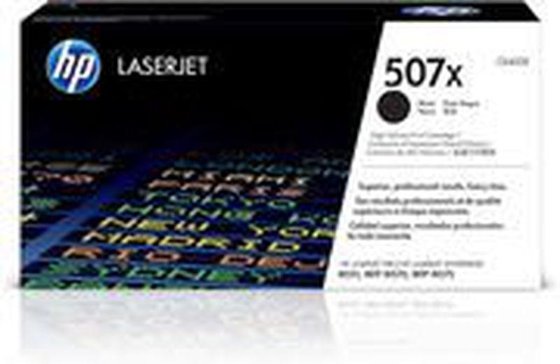 HP 507X High Yield Black Original LaserJet Toner Cartridge, CE400X