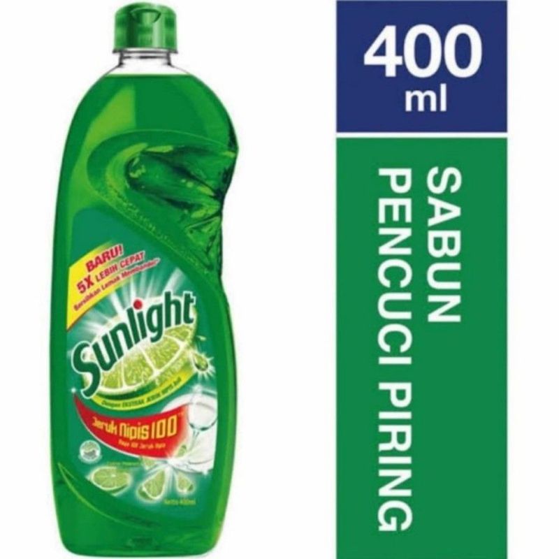 Sunlight Sabun Cuci Piring Jeruk Nipis Botol 400 ml