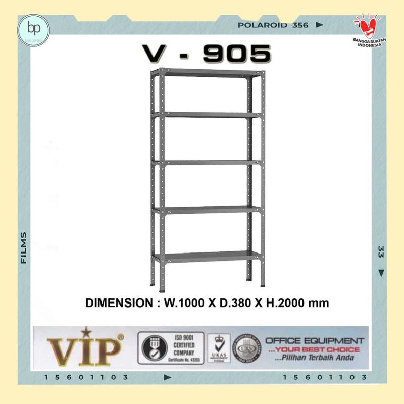 Rak Besi Serba Guna VIP V-905