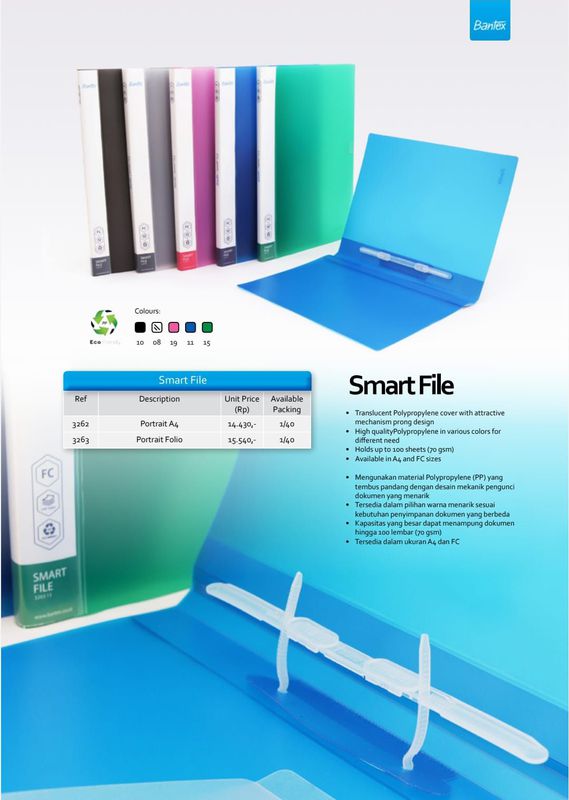 Bantex Smart File F4