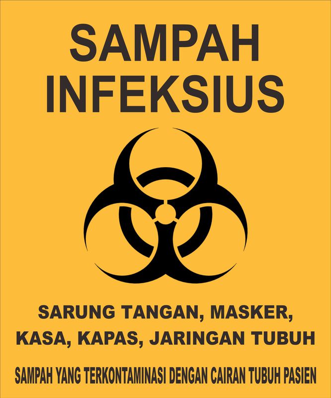 STICKER SAMPAH INFEKSIUS UK. 1/2 F