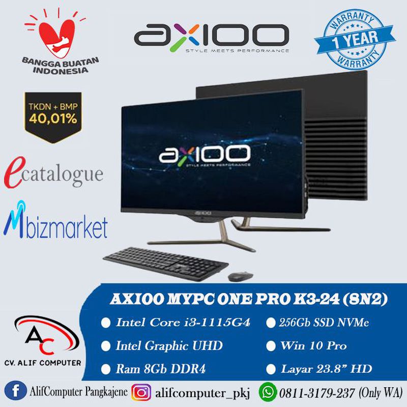 Axioo MyPc One Pro K3-24 (8N2)