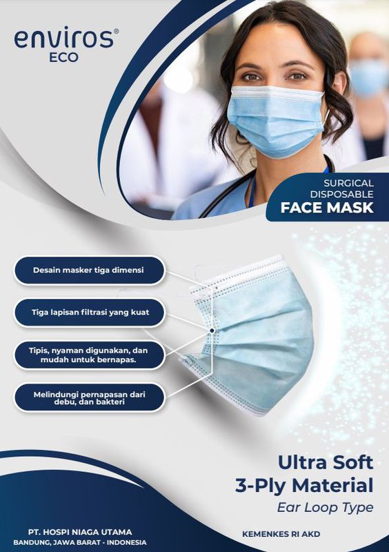 Masker Medis Enviros (Earloop)