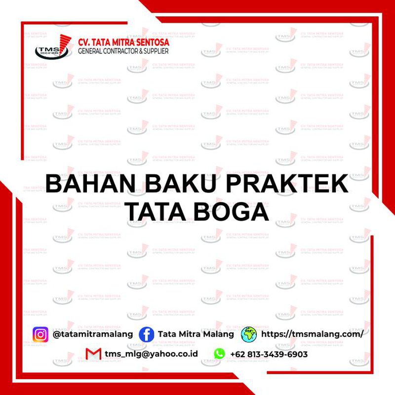 BAHAN BAKU PRAKTEK TATA BOGA