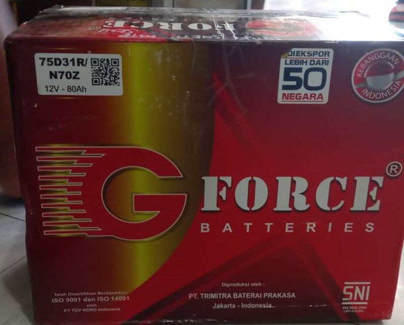 Aki gforce n70z 12v 80a