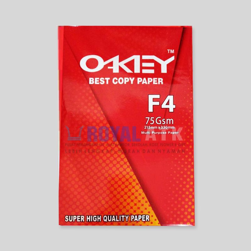 KERTAS HVS F4 75GR OKEY/RIM 8995757039231