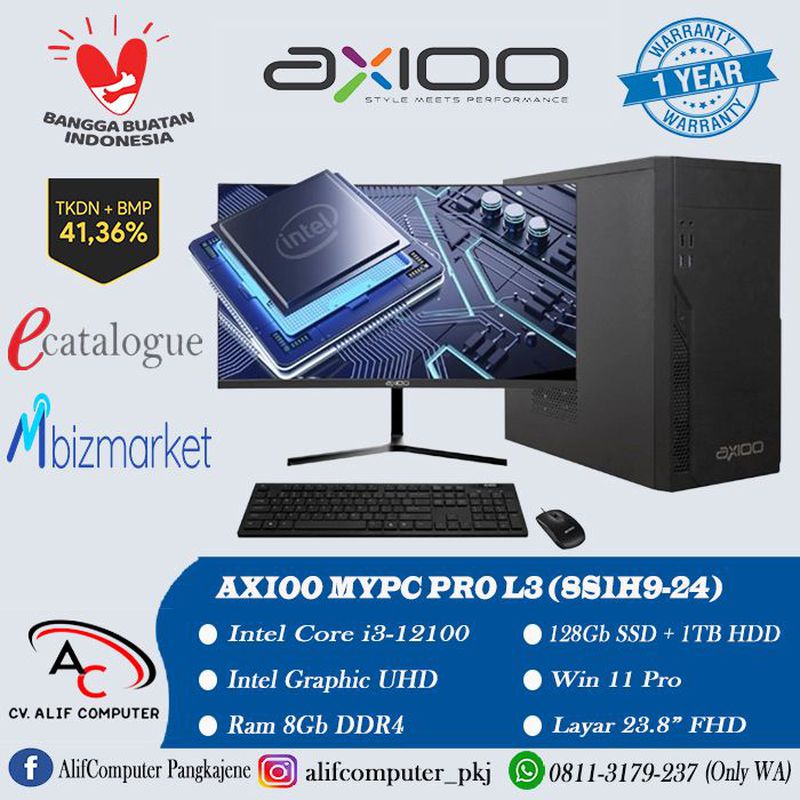 Axioo MyPc Pro L3 (8S1H9-24)