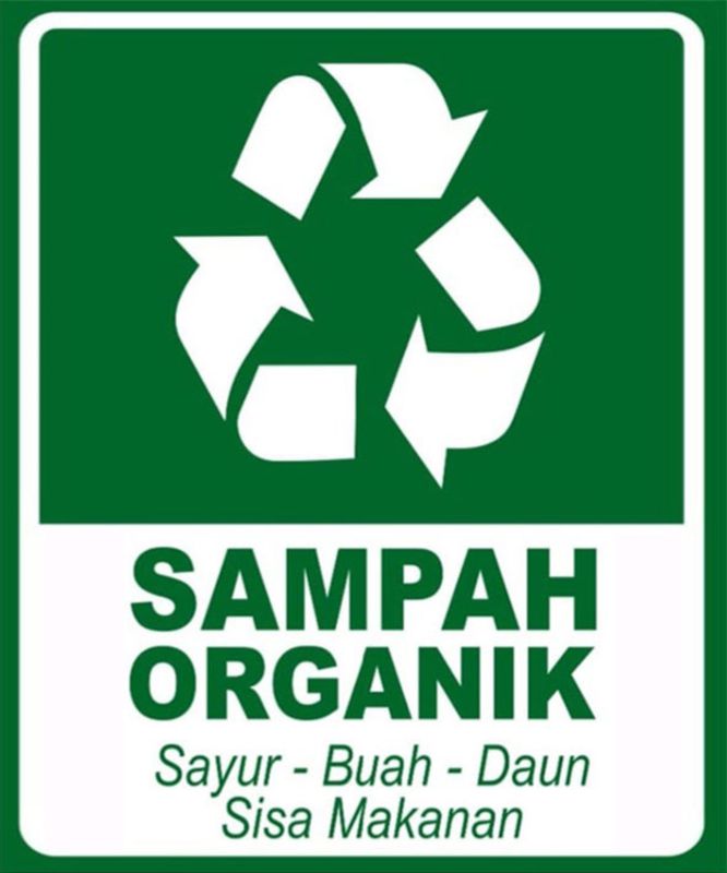 STICKER GRAFTACT SAMPAH ORGANIK