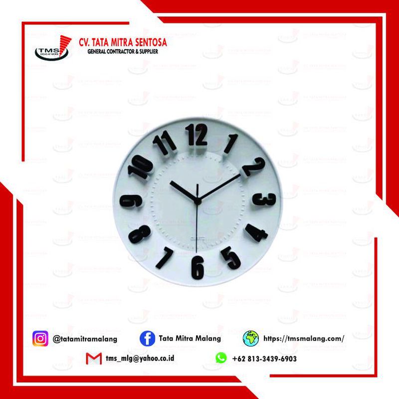 JAM DINDING BULAT 23 CM