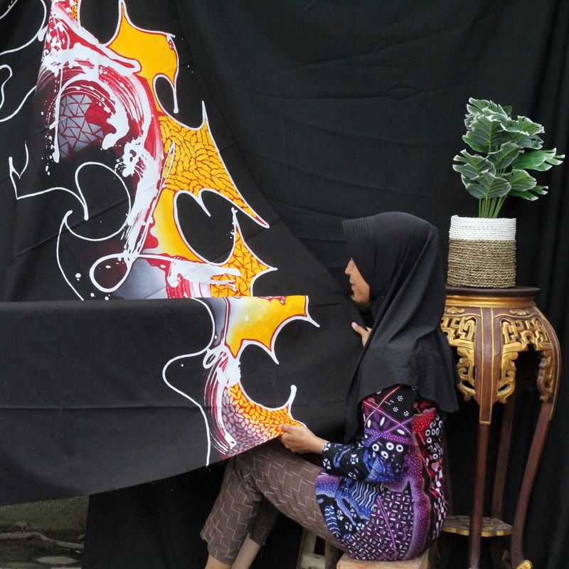 Kain Batik Jogja - Batik Asli Kontemporer - katun halus premium