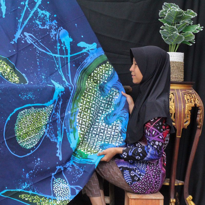 Kain Batik Jogja - Batik Asli Kontemporer - katun halus premium