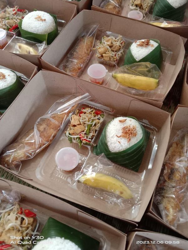 Nasi box lauk ikan