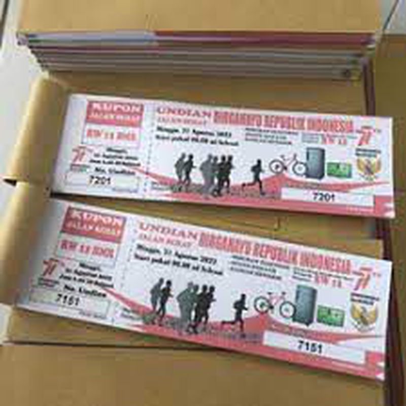 Jasa Cetak Kupon Undian - Kupon 1