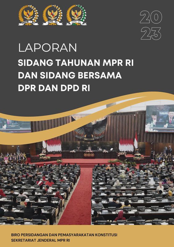 Buku Laporan Sidang Tahunan MPR RI