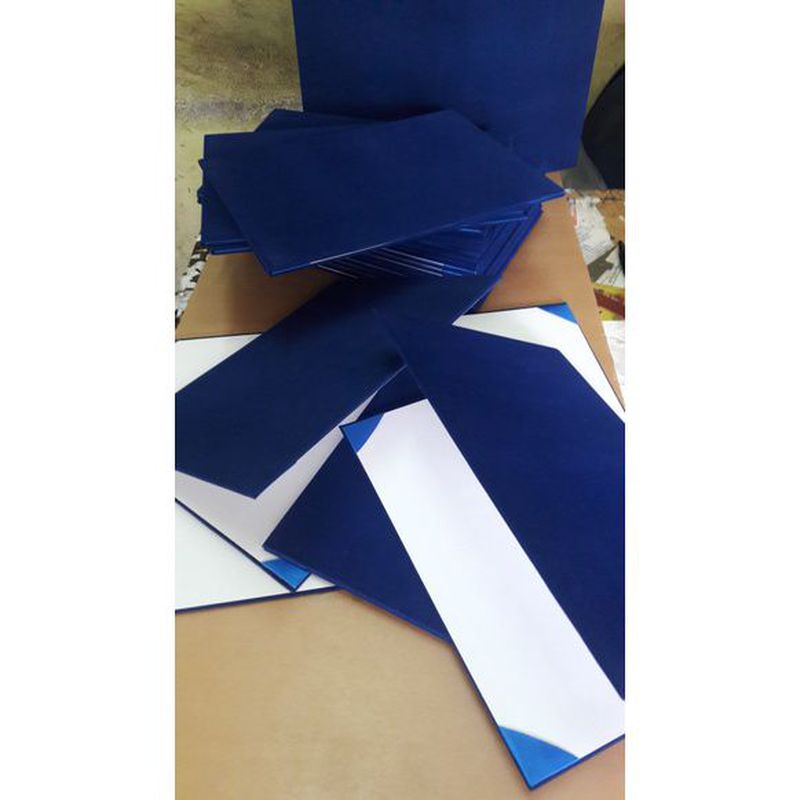 Map Bludru Polos F4 Biru