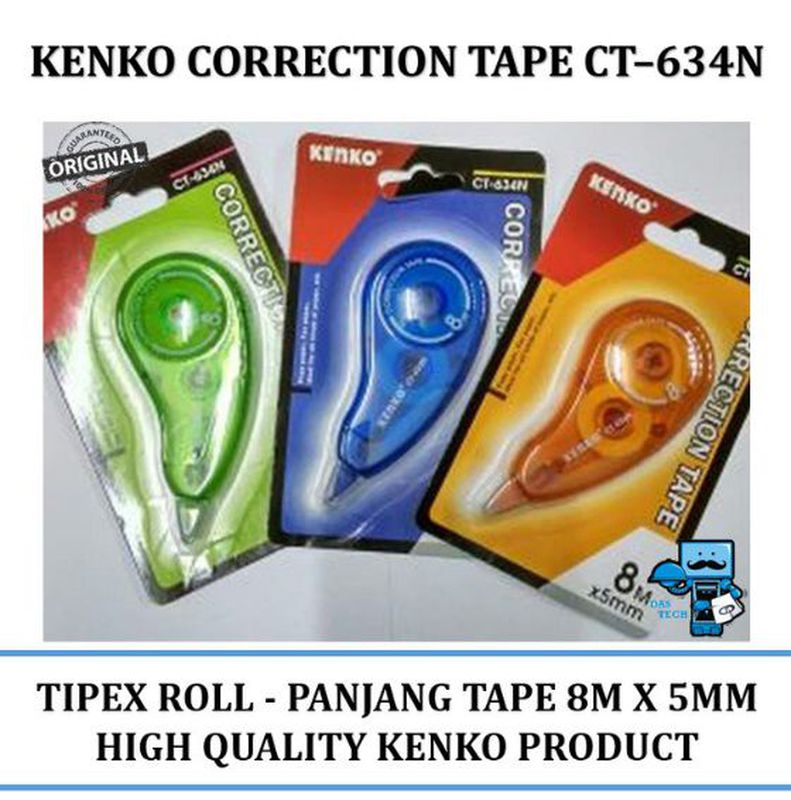 Tipex roll Kenko correction tape CT-63N