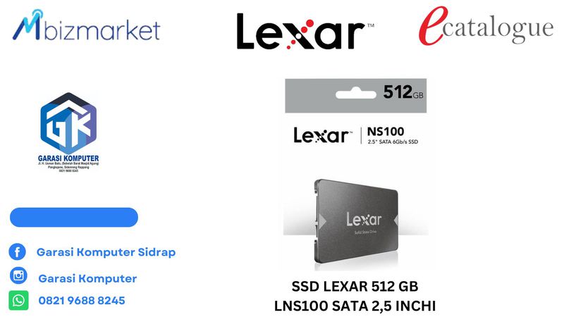 SSD LEXAR 512 GB