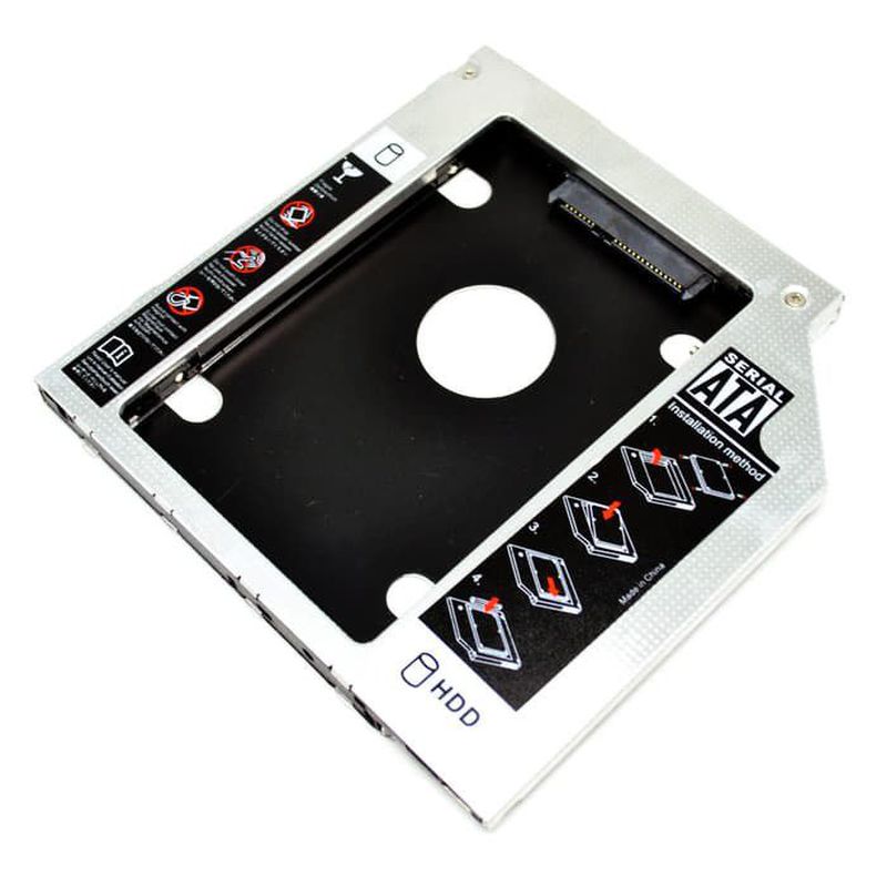 SSD Caddy 12.7mm/ 9mm SATA to SATA Hard Drive Adapter For Laptop