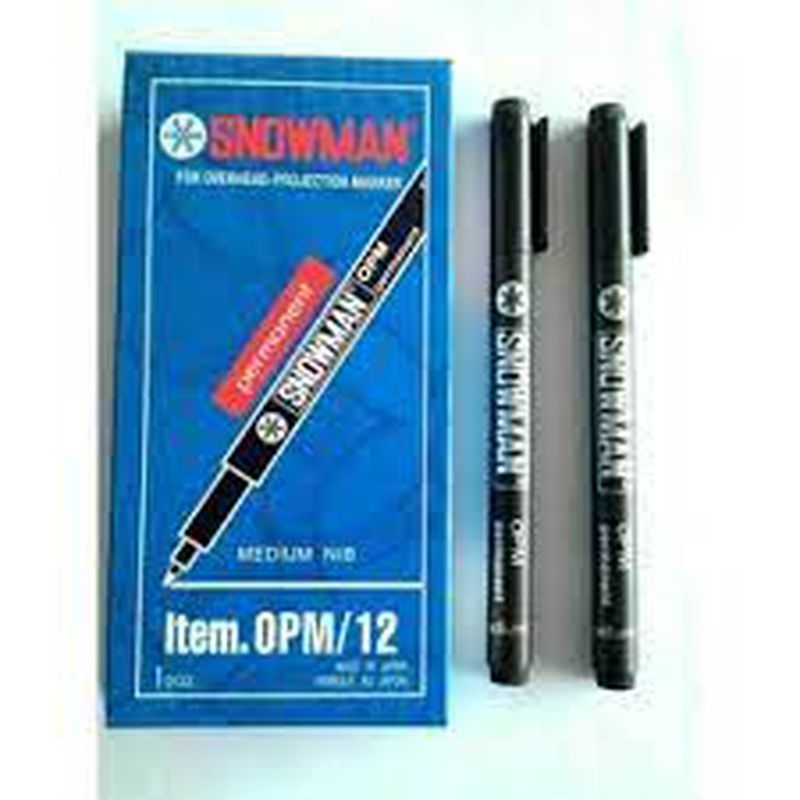 SPIDOL SNOWMAN OPF/OPM HITAM