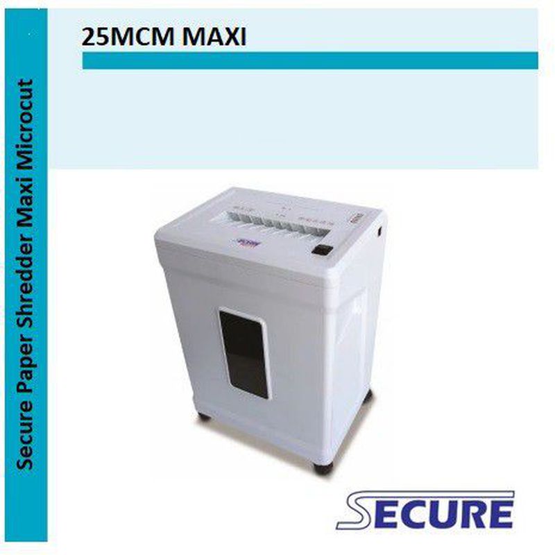 Penghancur Kertas Secure Paper Shredder Maxi Microcut 25MCM