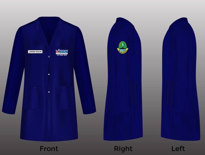 Jas Laboratorium Lengan Panjang