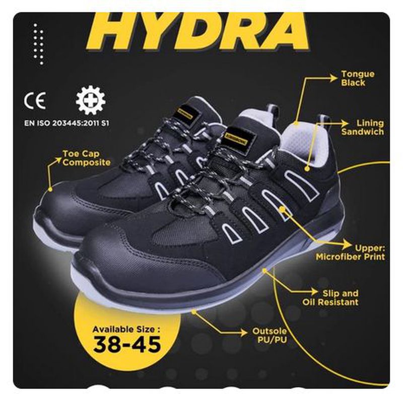 Sepatu safety shoes KRISBOW HYDRA original - 40