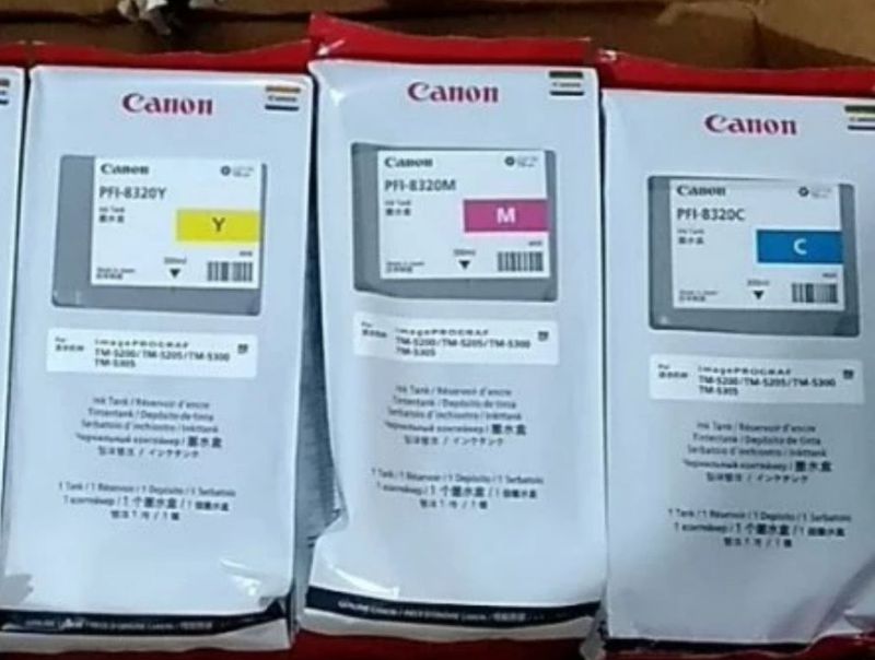 tinta plotter canon pfi 8320 tm 5300 CMYK