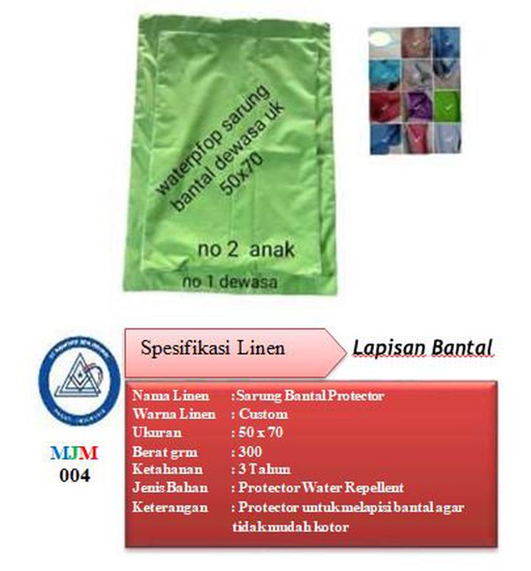 SARUNG BANTAL PROTEKTOR - Custom