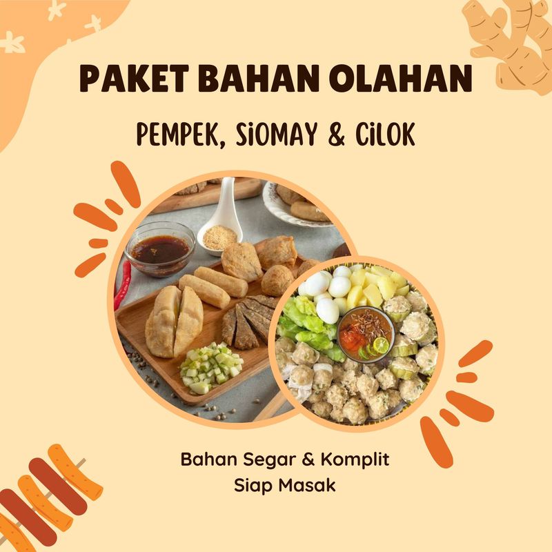 PAKET Bahan Olahan Makanan (Pempek, Siomay & Cilok)