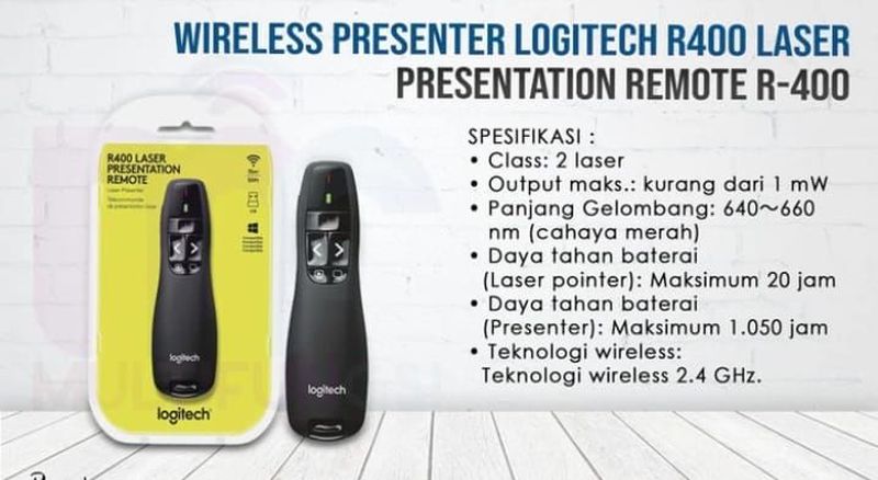 Remote Pointer Presentasi Logitech