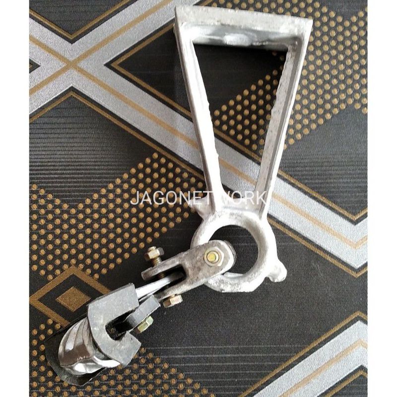 KLEM / Clamp Suspension gantung / aksesoris tiang fiber optik