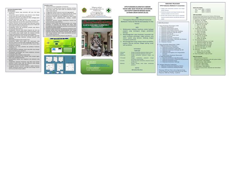 Brosur ukuran F4 / A4