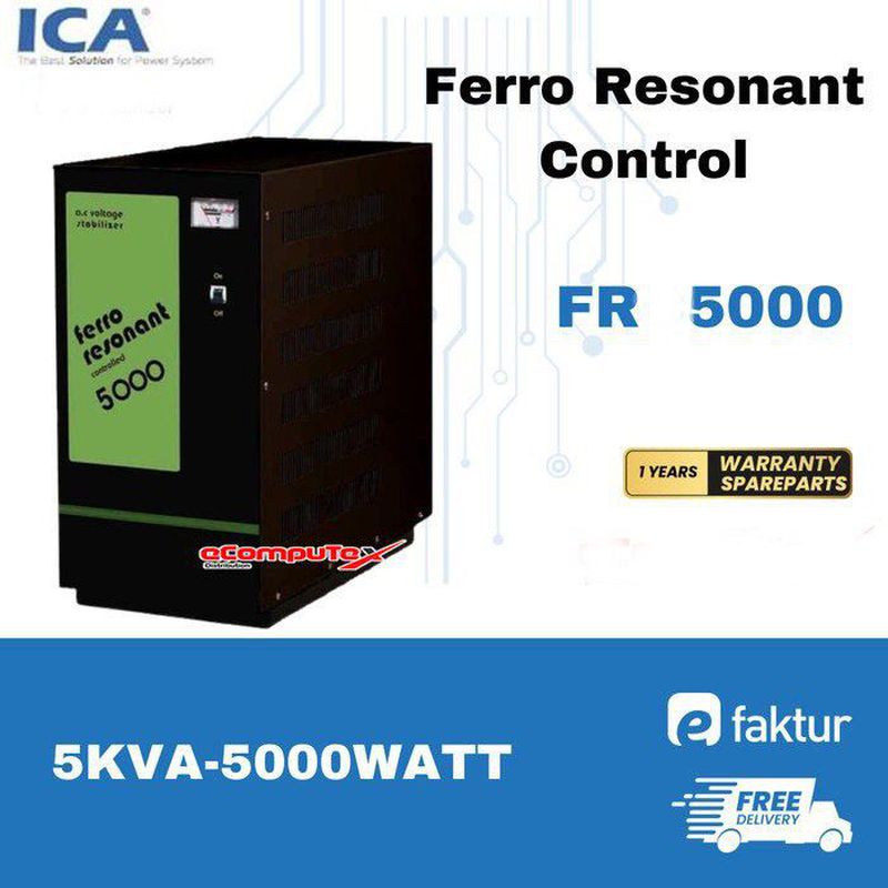 STABILIZER ICA FR-5000 FR5000 / 5000VA FERRO RESONANT - GARANSI RESMI