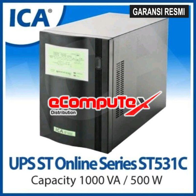 UPS ICA ST-531C ST531C 1000VA / 500 WATT SINEWAVE - TKDN RESMI