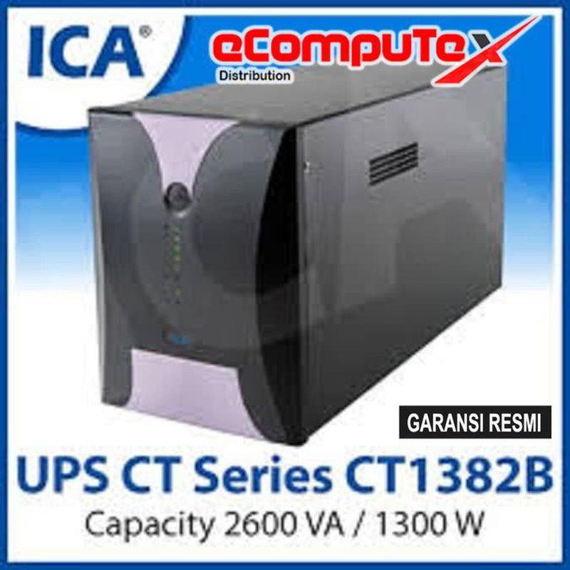 UPS ICA CT-1382B CT1382B 2600VA / 1300WATT COMPACT - TKDN RESMI