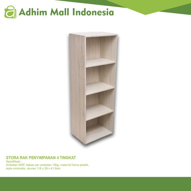 STORA RAK PENYIMPANAN 4 TINGKAT