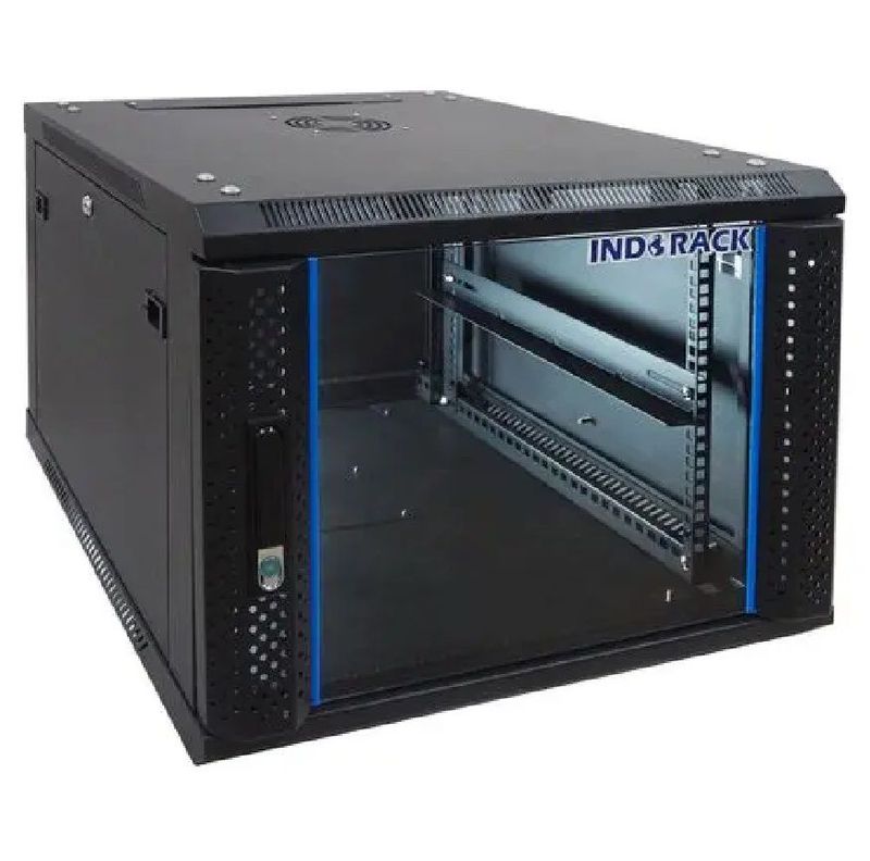 Rack server INDORACK WIR6008S Wallmount Single Door 8u depth 600mm 19 inch